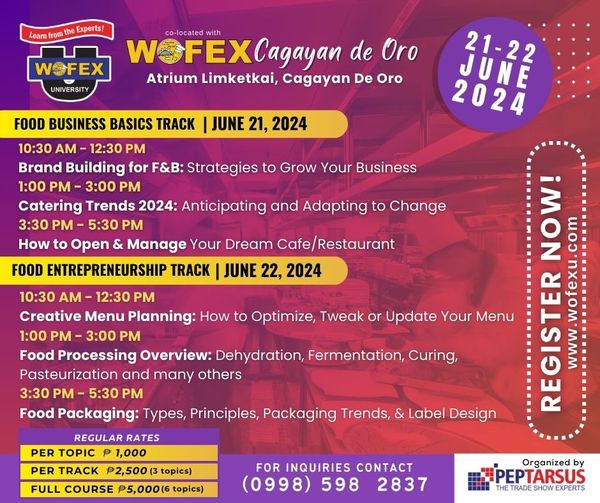 Dubbed as “The Ultimate Food Show Experience” – WOFEX Marketplace
